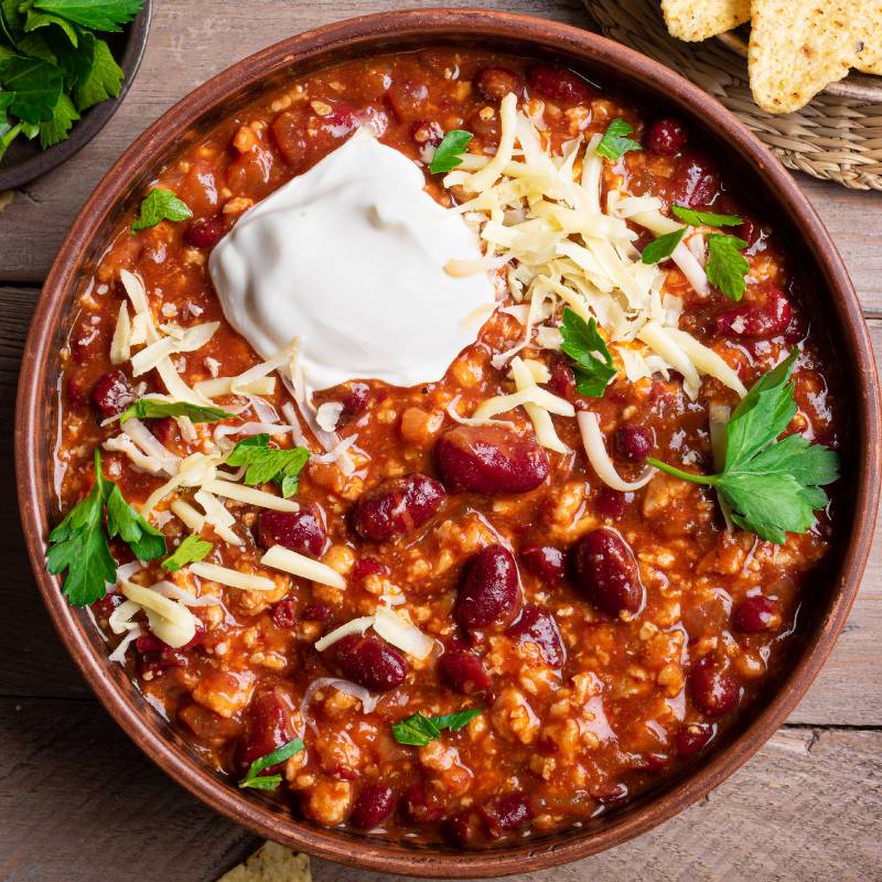 Mexico | Chile | Easy Recipe | Garnished Chili Bowl | Cool&Simple