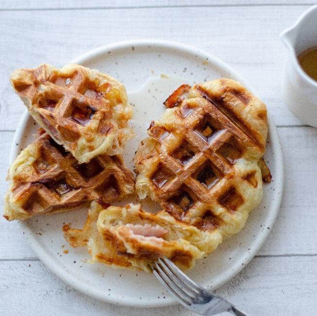 Ham and Cheese Croffle Recipe – Cool&Simple