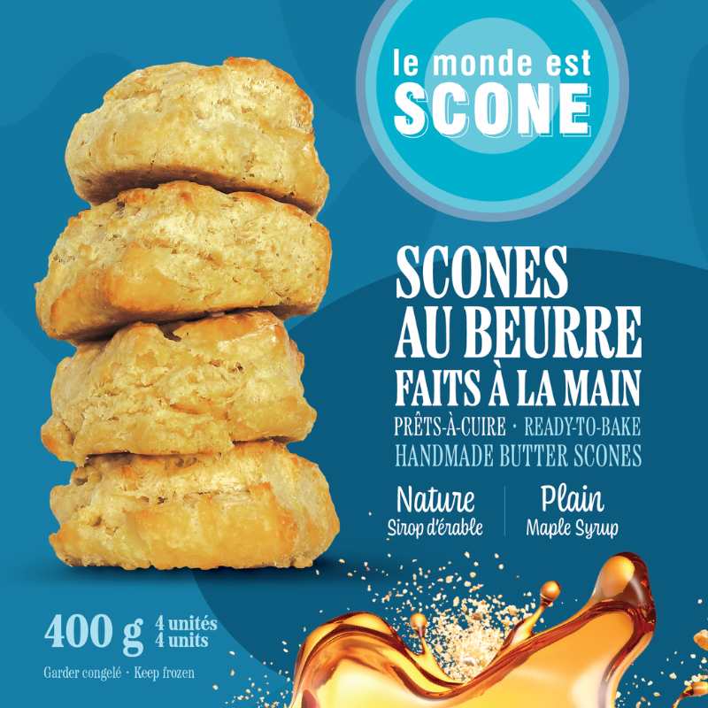 Frozen Plain Scones | Handmade in Montreal | Cool&Simple