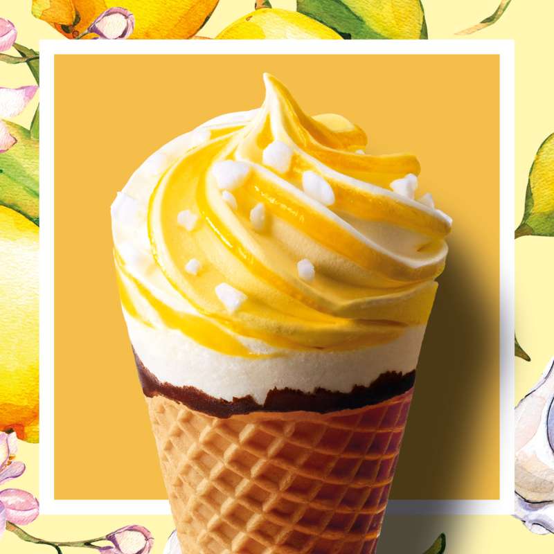 6 cornets glacées crème citron meringué | Cool&Simple